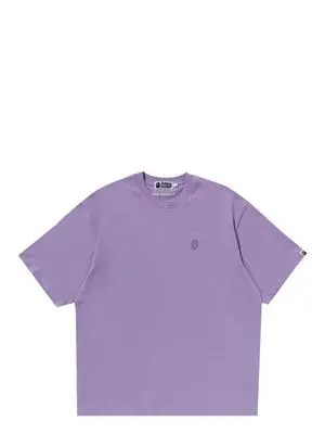 A BATHING APE Tonal Ape Head One Point Tee - Purple