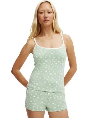 Cotton:on Peached Jersey Longline Tank Spring Daisy