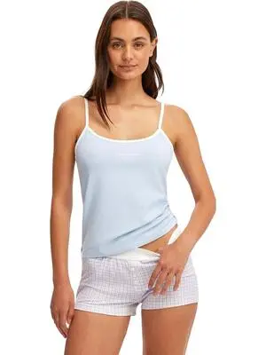 Cotton:on Dreamy Soft Longline Cami - Violet Blue  Dreaming Of You