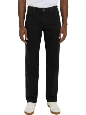 Paige Doheny Transcend Vintage Relaxed Straight Jeans - Black Shade