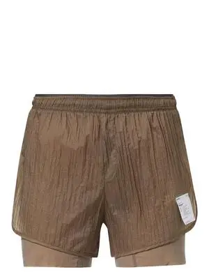 Satisfy Space-o 2.5 Distance Running Shorts - Brown