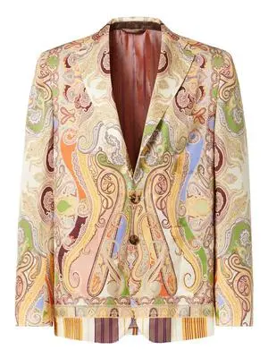 Etro Printed Blazer - Orange