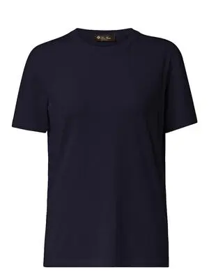 Loro Piana Loro Piana Angera Cotton Jersey T-Shirt Blue