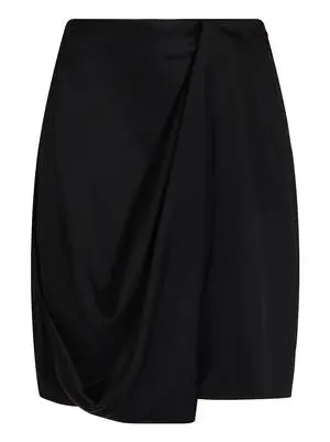 JW Anderson Draped Mini Skirt - Black