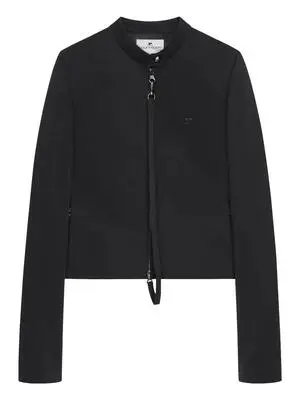 COURREGES Zip-strap Jacket - Black