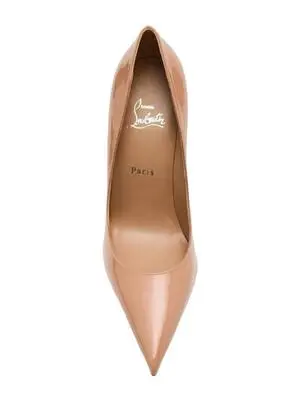 CHRISTIAN LOUBOUTIN 100mm Miss Z Patent Pumps - Black