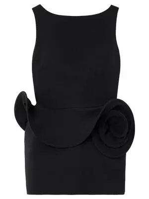 Magda Butrym Open-back Mini Dress - Black