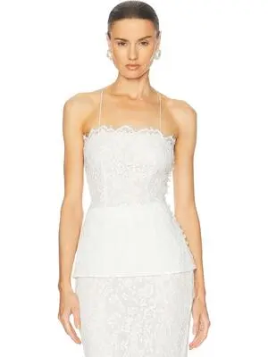 HELSA The Forever Audrey Lace Camisole - White