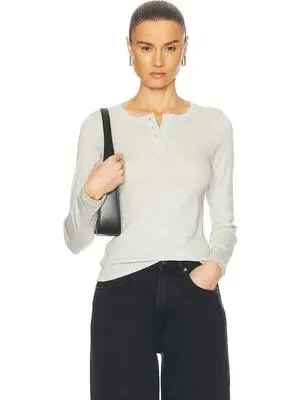 FLORE FLORE Jess Long Sleeve Top - Heather Grey