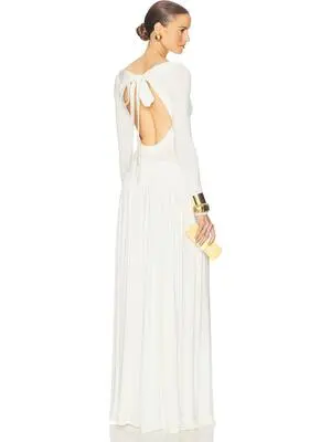 HELSA Aesther Jersey Dress - Vanilla