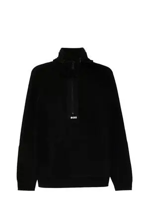 BOSS Half-zip Sweatshirt - Black