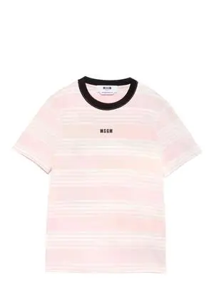 MSGM Striped T-shirt - Pink