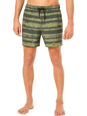 Oakley Blur Stripes Rc 16 Beachshort - Red,green