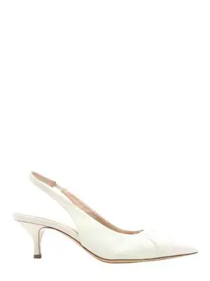 Fabiana Filippi 70mm Leather Slingback Pumps - Neutrals