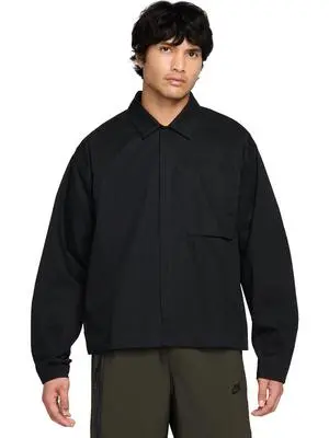Nike Sportswear Tech Button-down Top - Black