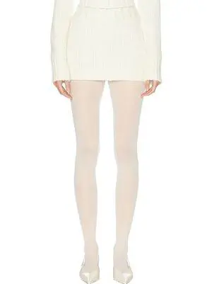 HELSA Annabelle Knit Skirt Ivory