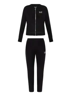 Emporio Armani Logo-print Tracksuit - Black