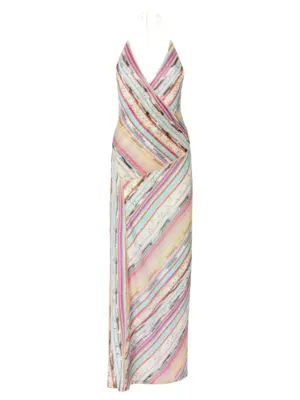 Missoni Striped Maxi Dress - Pink