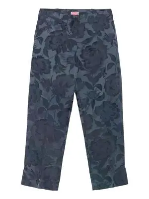 Kenzo Printed Trousers - Blue