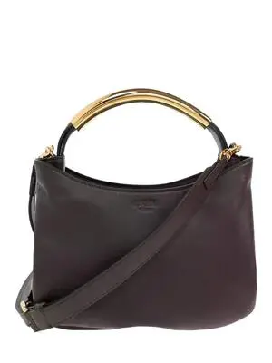 Moschino Leather Tote - Brown