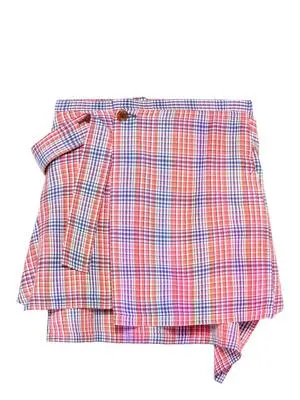 VIVIENNE WESTWOOD Meghan Plaid Skirt - Red