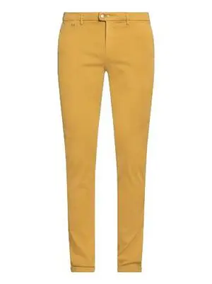 TRAMAROSSA Man Pants Brown Size 31 Cotton, Polyester, Elastane Yellow