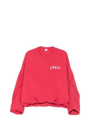 Pinko Logo-print Sweatshirt - Red