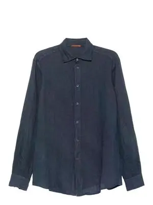 Barena Venezia Linen Shirt - Blue