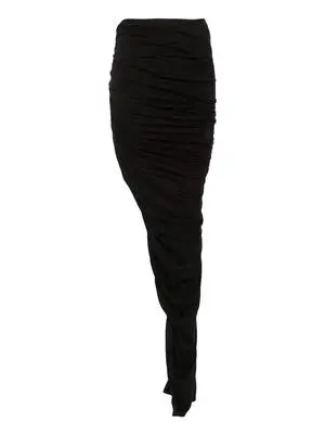 Rick Owens Soft Edfu Maxi Skirt - Black