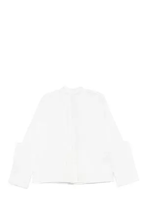 JIL SANDER Pintuck-detailed Shirt - White