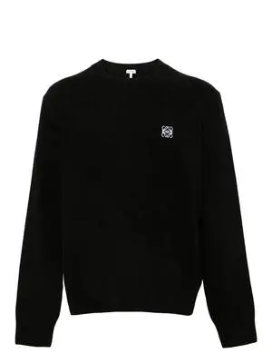 Loewe Anagram Wool Jumper - Black