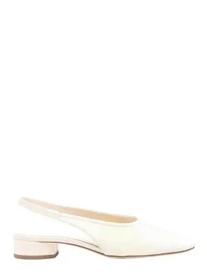 AeydĒ 35mm Leather Slingback Pumps - Neutrals