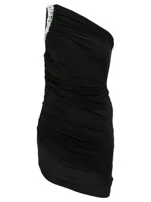 DAVID KOMA David Koma Crystal-Claw Draped Mini Dress