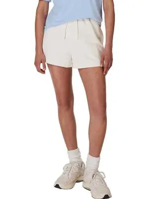 Sweaty Betty Revive Boxy Shorts - Cloud White