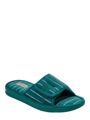 DEARFOAMS Collin Terry Adjustable Slide Slipper - Dark Fern