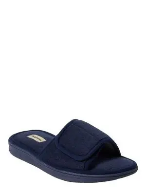 DEARFOAMS Collin Terry Adjustable Slide Slipper Navy Blazer