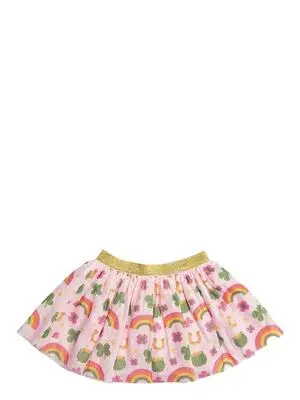 SWEET WINK Lucky Doodle St. Patrick's Day Tutu - Soft Pink