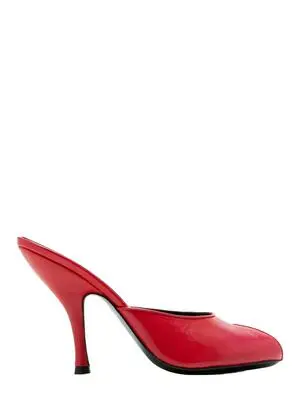 JUDE 105mm Date Mules - Red