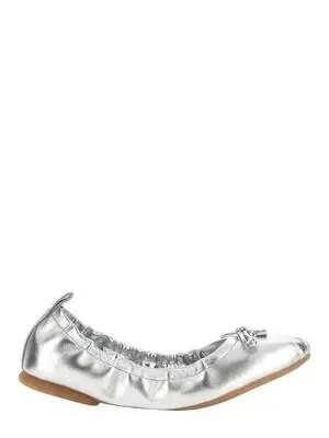 Hogan H684 Ballet Flats - Silver
