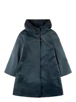FAY Hooded Coat - Blue