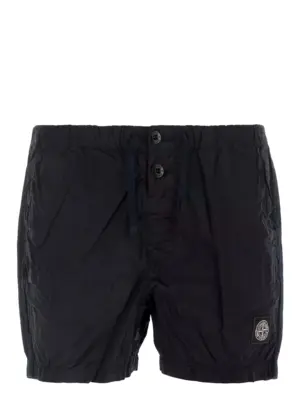 Stone Island Compass Badge Swim Shorts - Blue