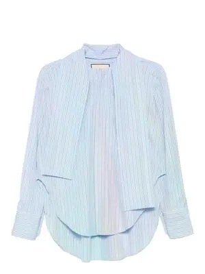 Plan C Striped Shirt - Blue