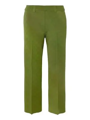 HIGH SPORT Patterned Jacquard Trousers - Green
