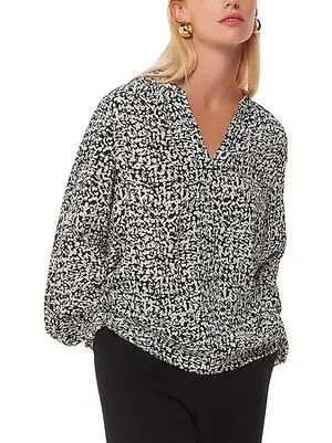 Whistles Scribble Print Blouse - Black/multi