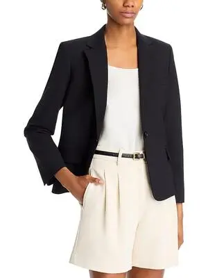 Theory Theory One Button Slim Jacket Black