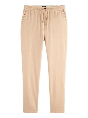 Scotch & Soda Warren Twill Joggers - Soft Camel