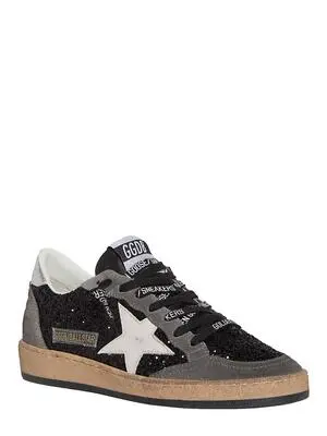 GOLDEN GOOSE Ball Star Low Top Sneakers - Black/gray