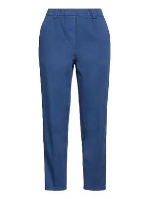 ALYSI Tapered Twill Pants - Blue