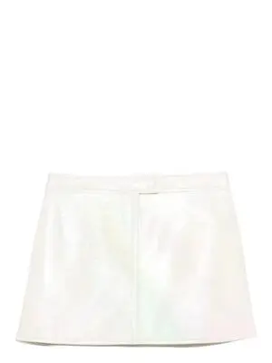 COURREGES Courrèges Reedition Mini Skirt Neutrals