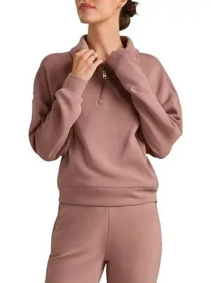 RHONE Dreamglow Half Zip Pullover - Clay Mist
